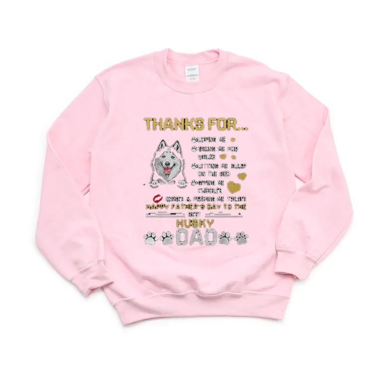 Best Husky Dog Dad Lover Happy Father's Day Pet Parent Family Sled ...