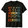 Best In Town 55 Years Mens T Shirt 55Th Birthday - Walmart.com