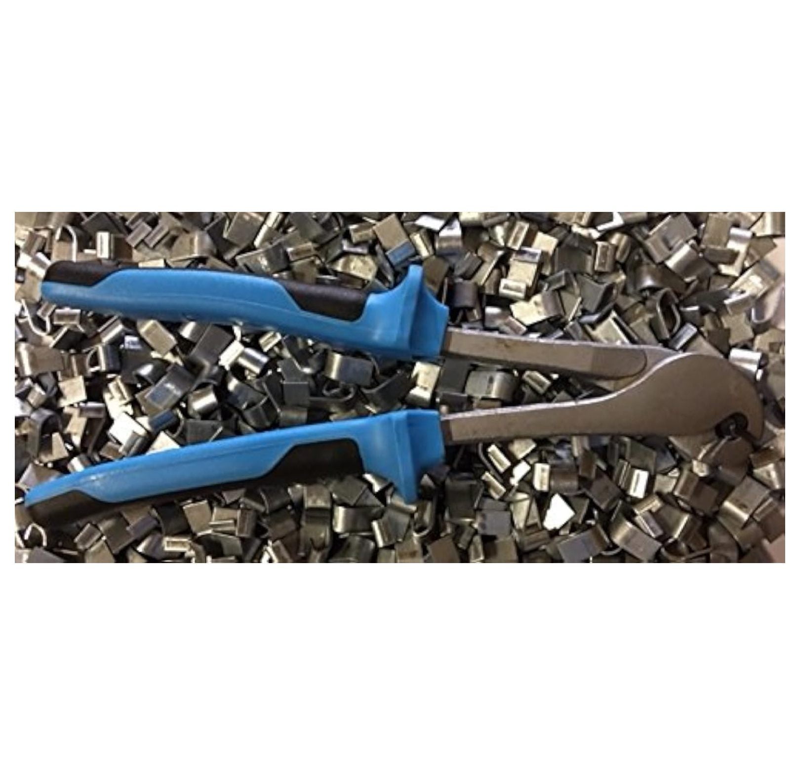 Best J-Clip Pliers + 2 LBS of J-Clips, Comfort Blue handle j-pliers J ...