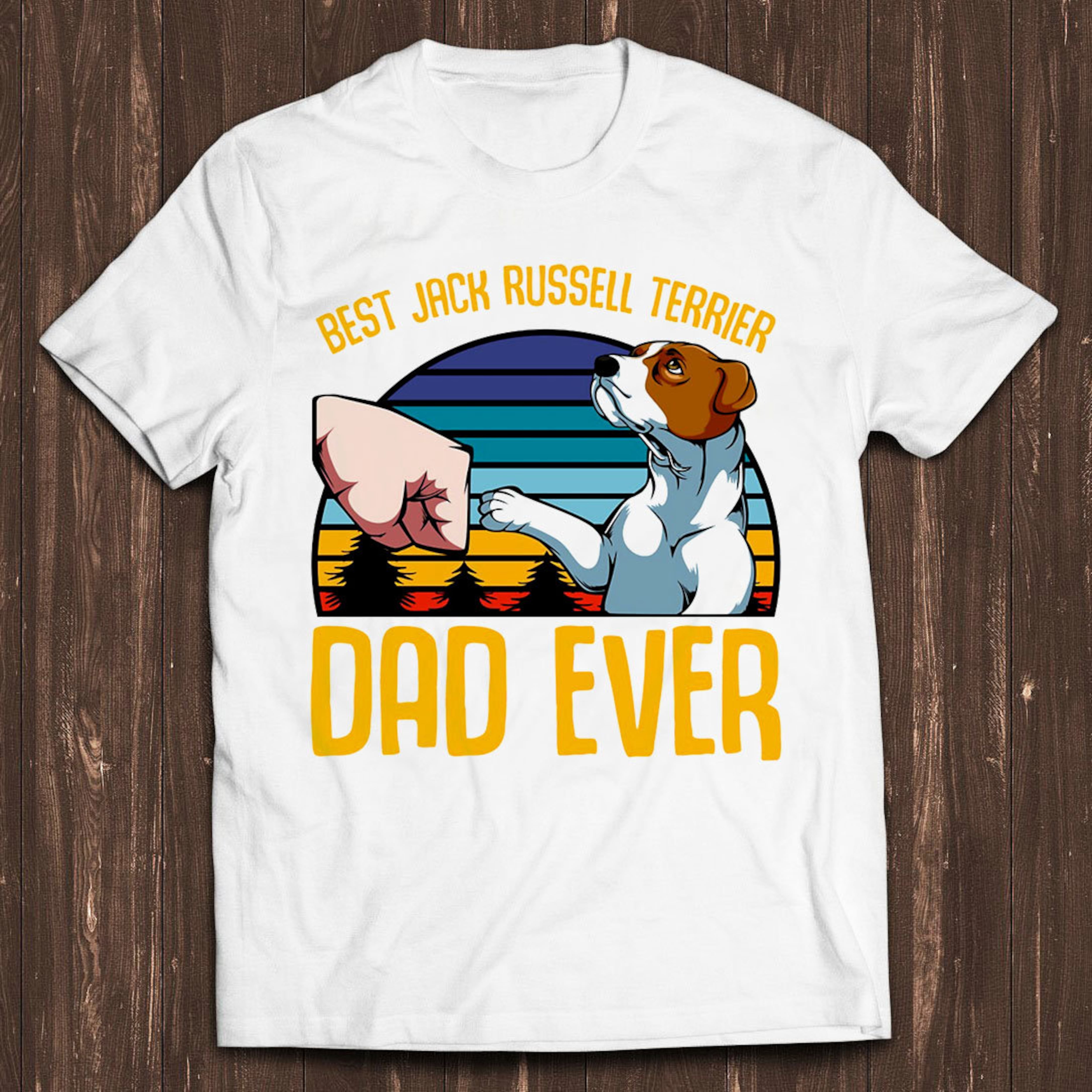 Best Jack Russell Terrier Dad Ever Style Father's Day Gamer Cult Meme ...