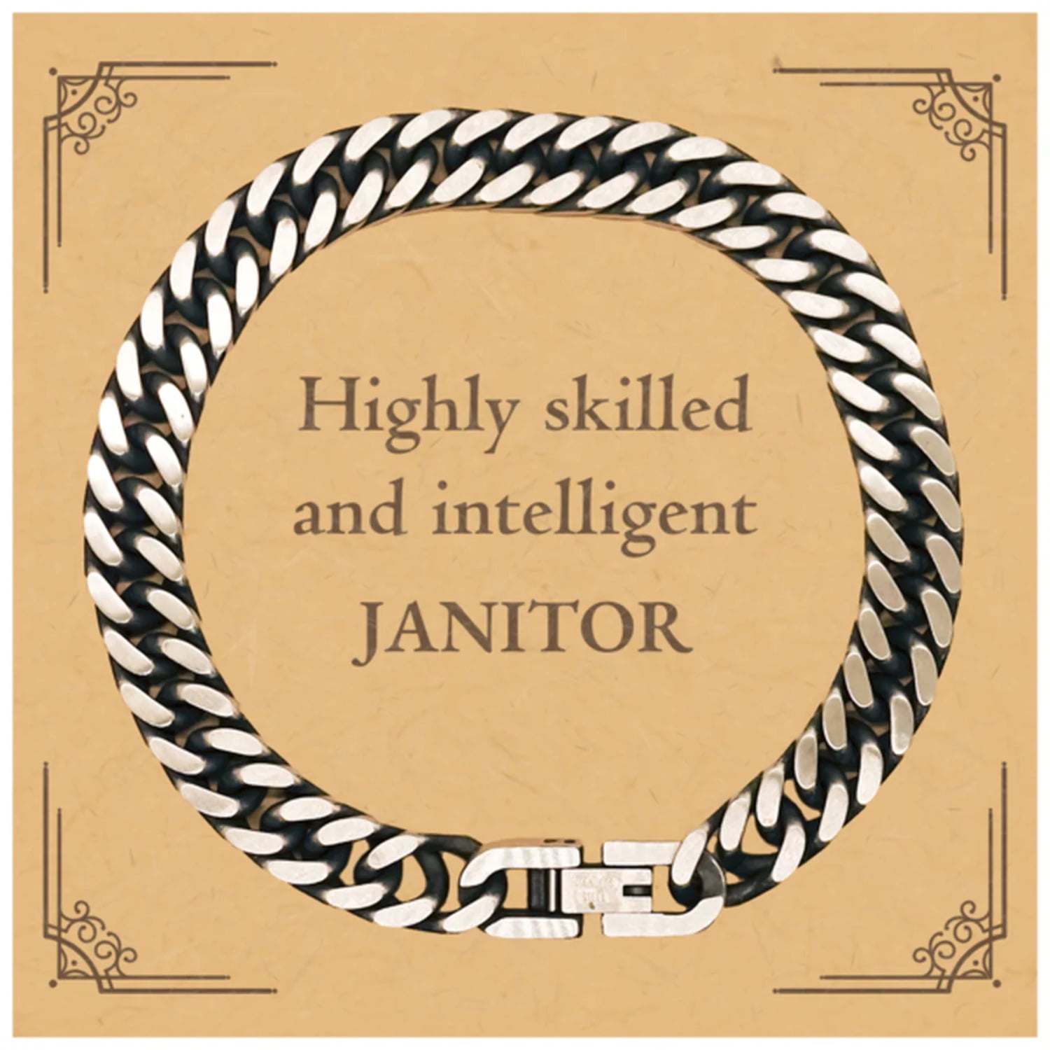 Best Janitor Gifts, Highly skilled and intelligent, Appreciation ...