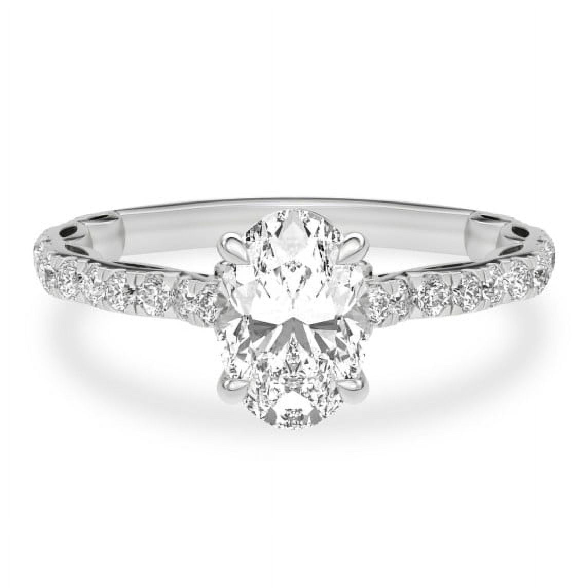 Best Jewel 1.9 Ct Oval Cut Engagement Solitaire Ring for Her - 14K ...