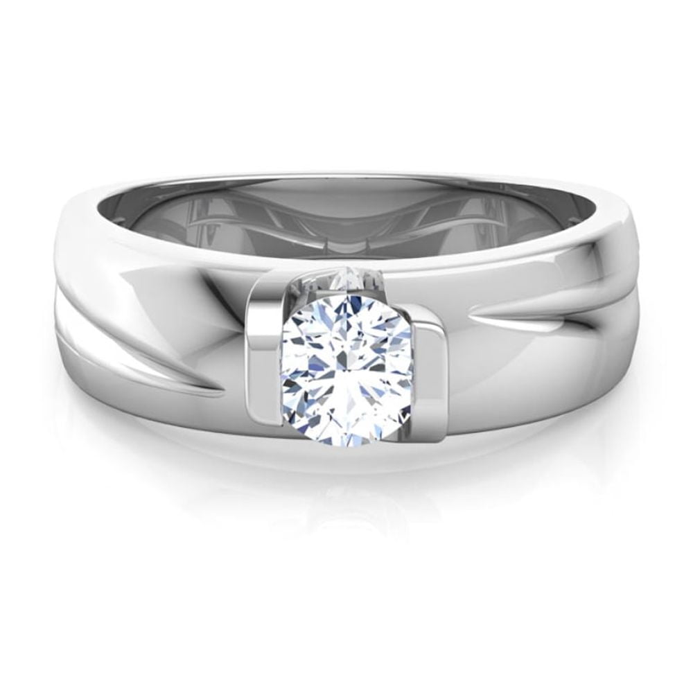 Best Jewel 14K White Gold Over Wedding Anniversary Ring - 2 Ct Round ...