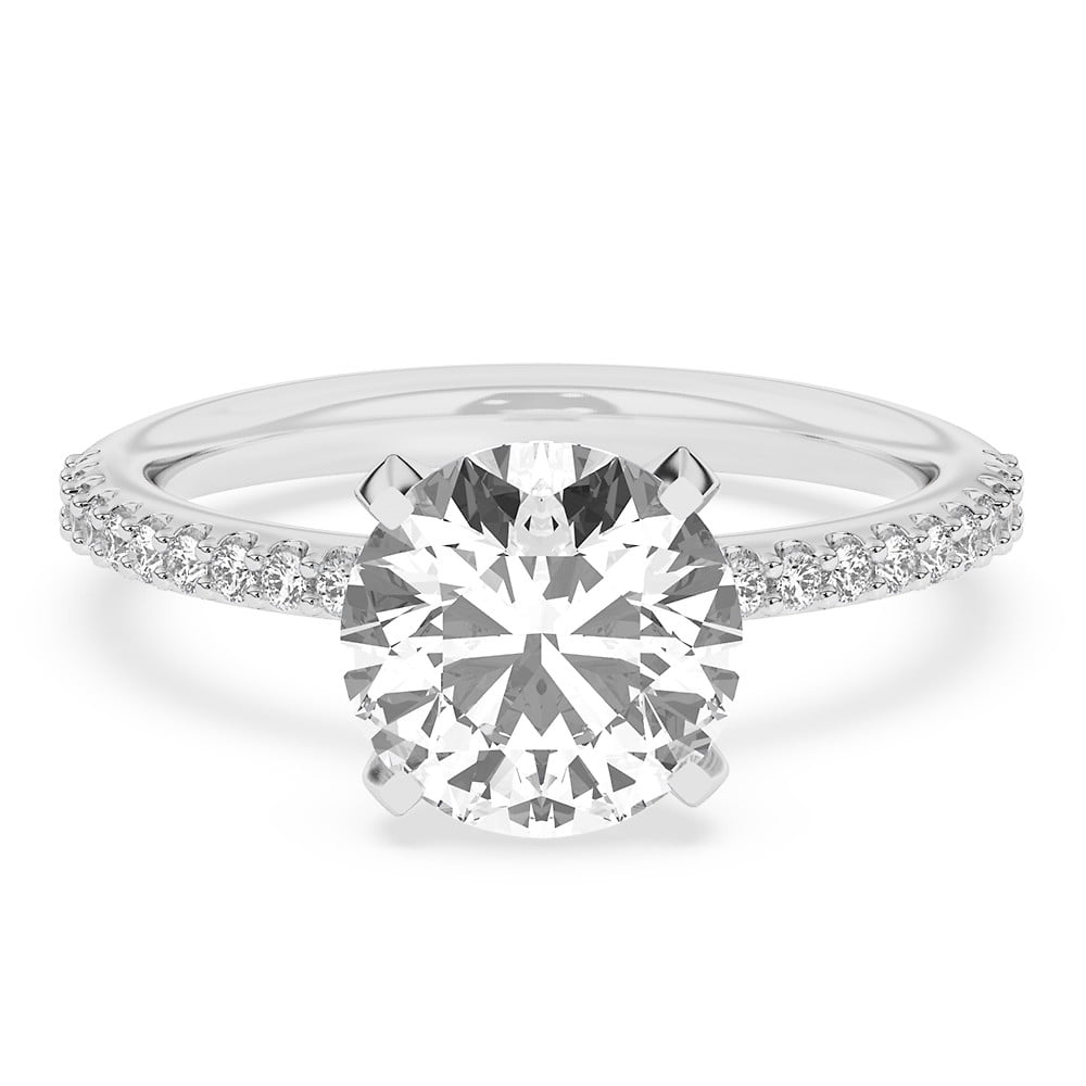 Best Jewel 14K White Gold Plated 2 Ct Brilliant Round Cut Engagement ...