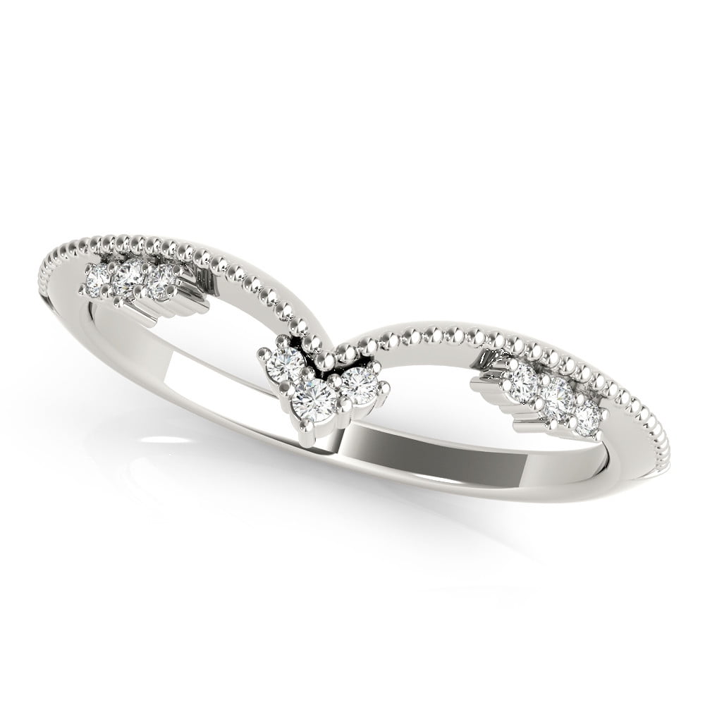 Best Jewel 14K White Gold Plated 2 Ct Round Cut Eternity Band Diamond ...