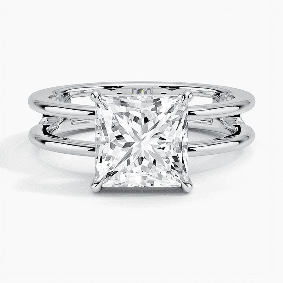 Best Jewel 2.13 Ct Princess Cut Lab Created Simulated Diamond Ring ...