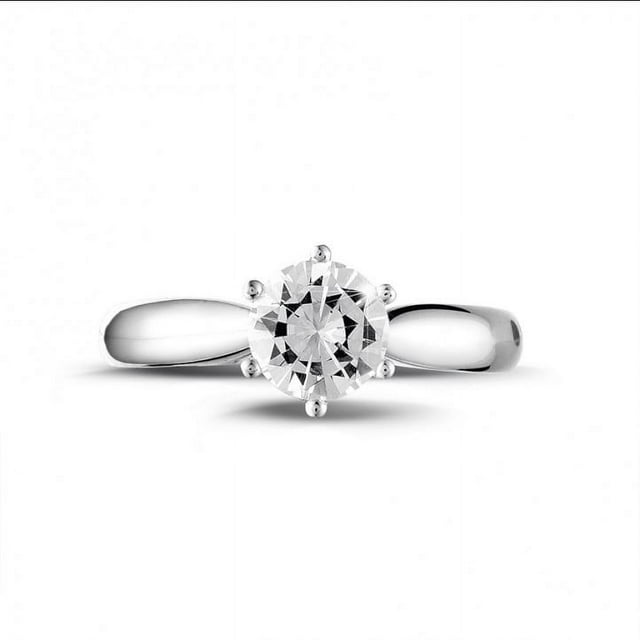 Best Jewel Lab Created Round Cut Diamond Ring - 1.92 Ct Engagement ...