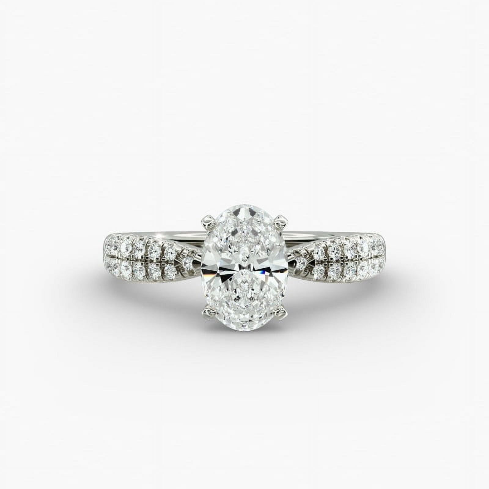 Best Jewel Oval Cut Excellent 1.6 Ct Diamond Ring for Women's - 14K ...