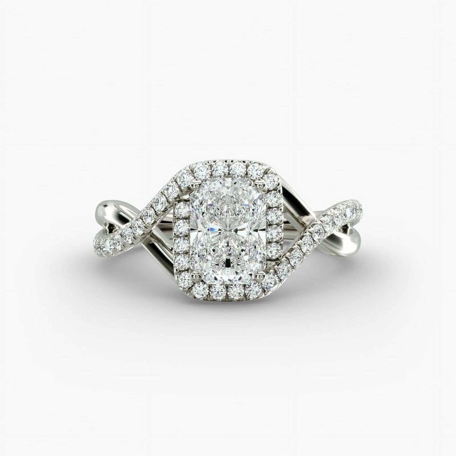Best Jewel Radiant Cut 2 Ct Lab Created Diamond Women's Ring - Stamped ...