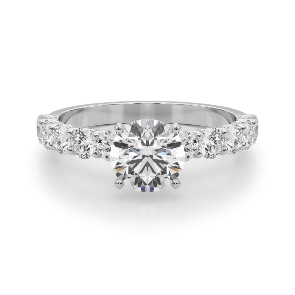Best Jewel Round Cut Diamond Engagement Ring – 1.9 Ct Lab-Created ...