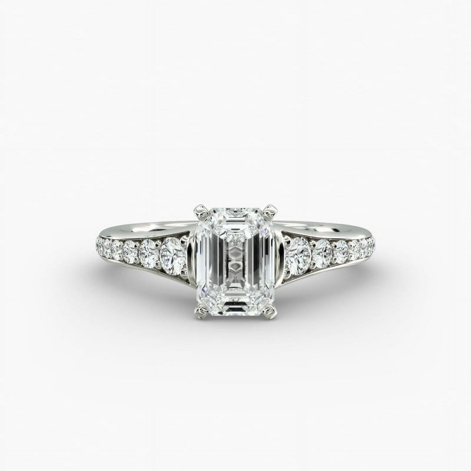 Best Jewel Stamped 14K White Gold Over Solitaire Diamond Ring - 1.5 Ct ...