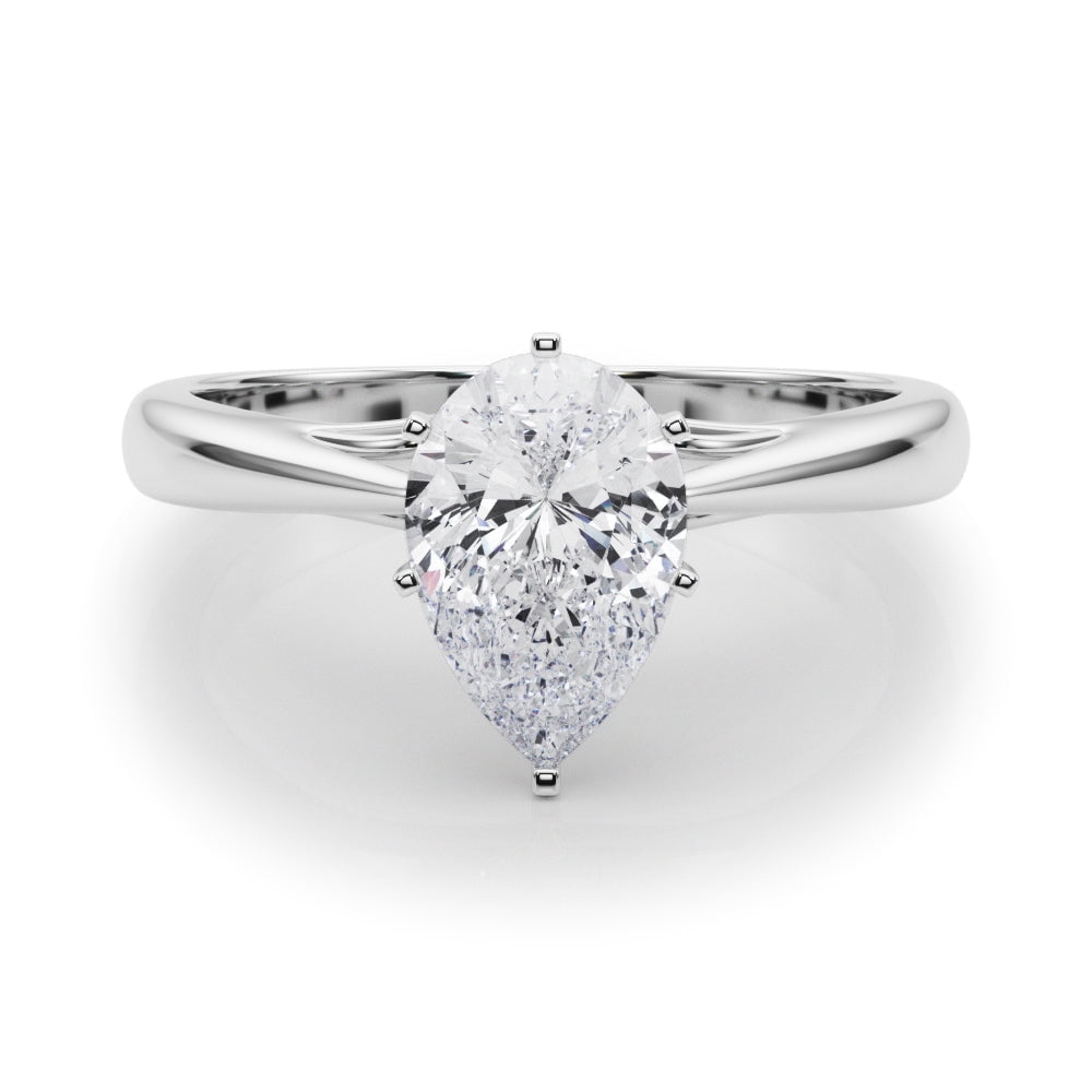 Best Jewelry 1.6 Ct Pear Cut Moissanite Women's Engagement Ring ...