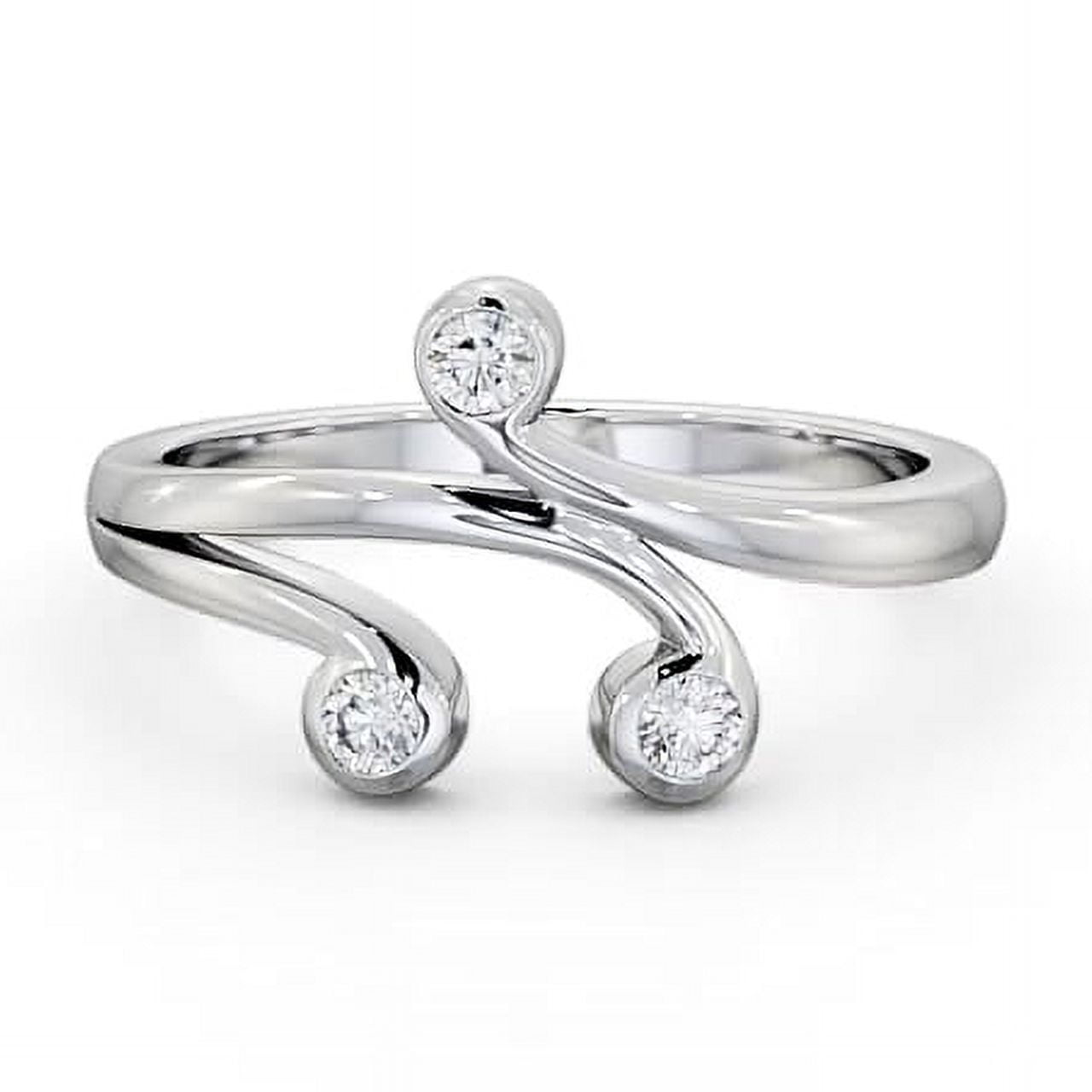 Best Jewelry 1.81 Ct Radiant Cut Moissanite Engagement Ring - Gorgeous 14K White Gold Plated ...