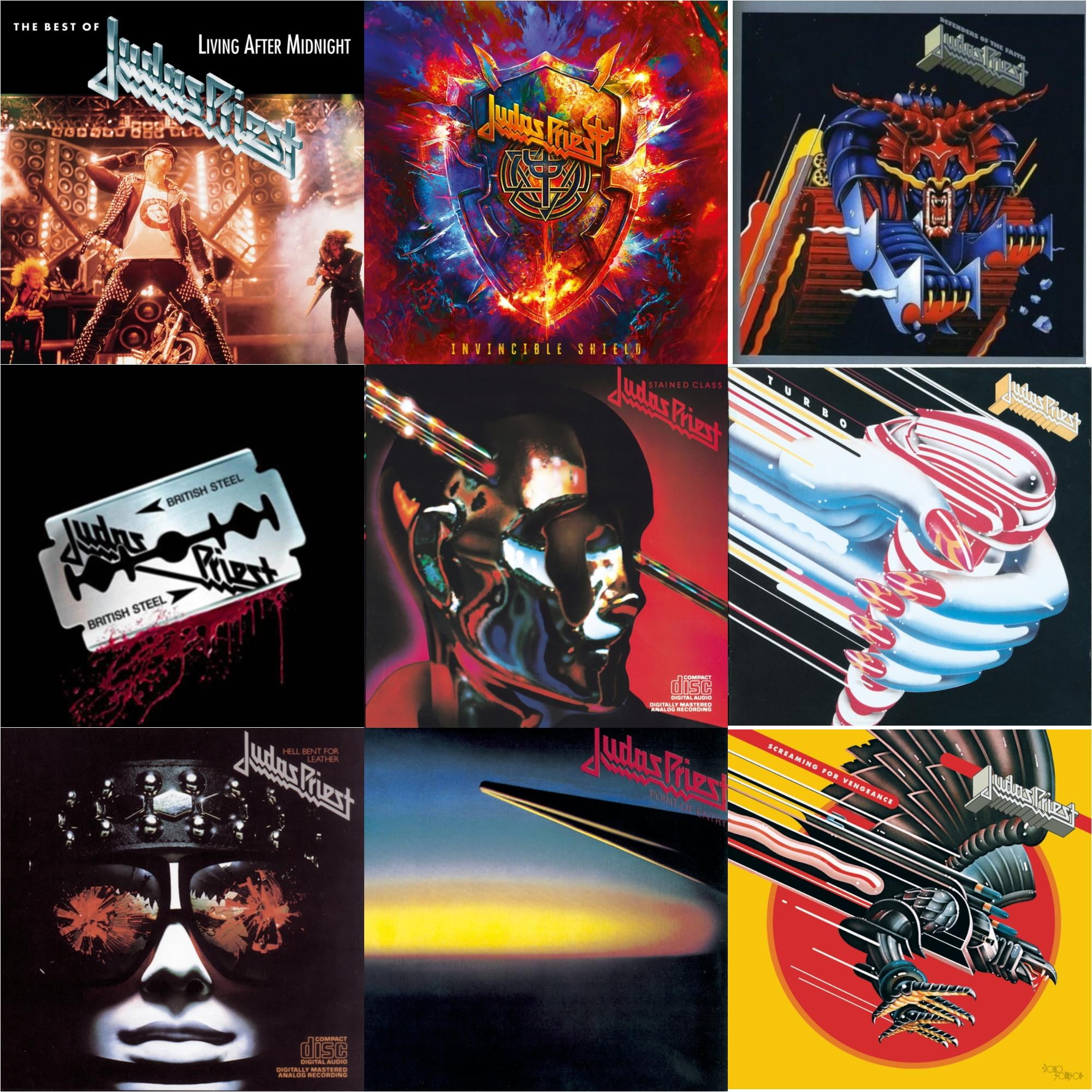 Best Of Judas Priest: Living After Midnight & Invincible Shield ...