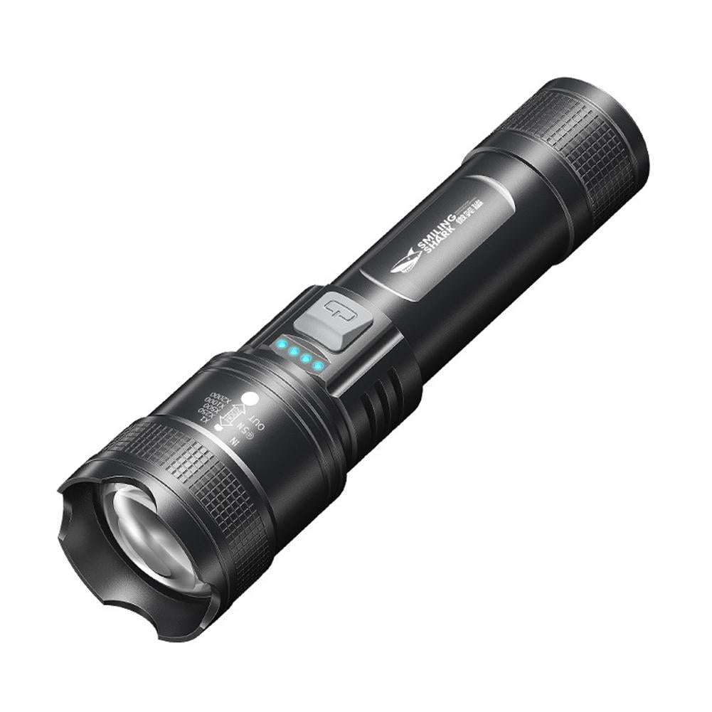 Best-LED Long-range Telescopic Zoom Flashlight Portable Handheld Torch ...