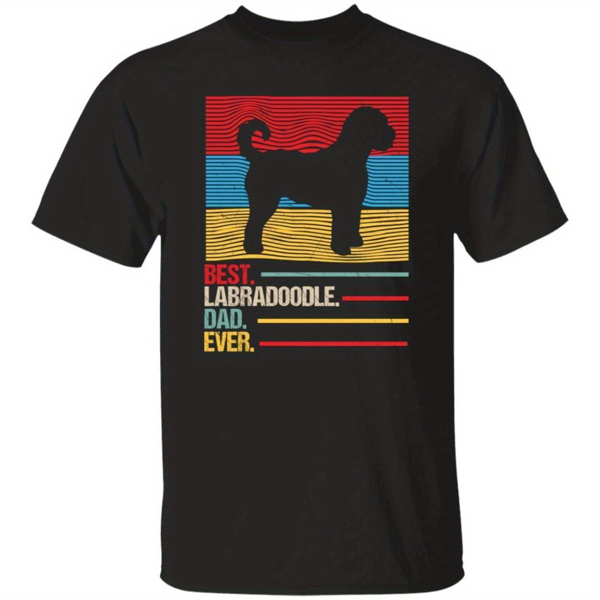 Best Labradoodle Dad Ever T-Shirt gift Retro Labradoodle Dog owner ...