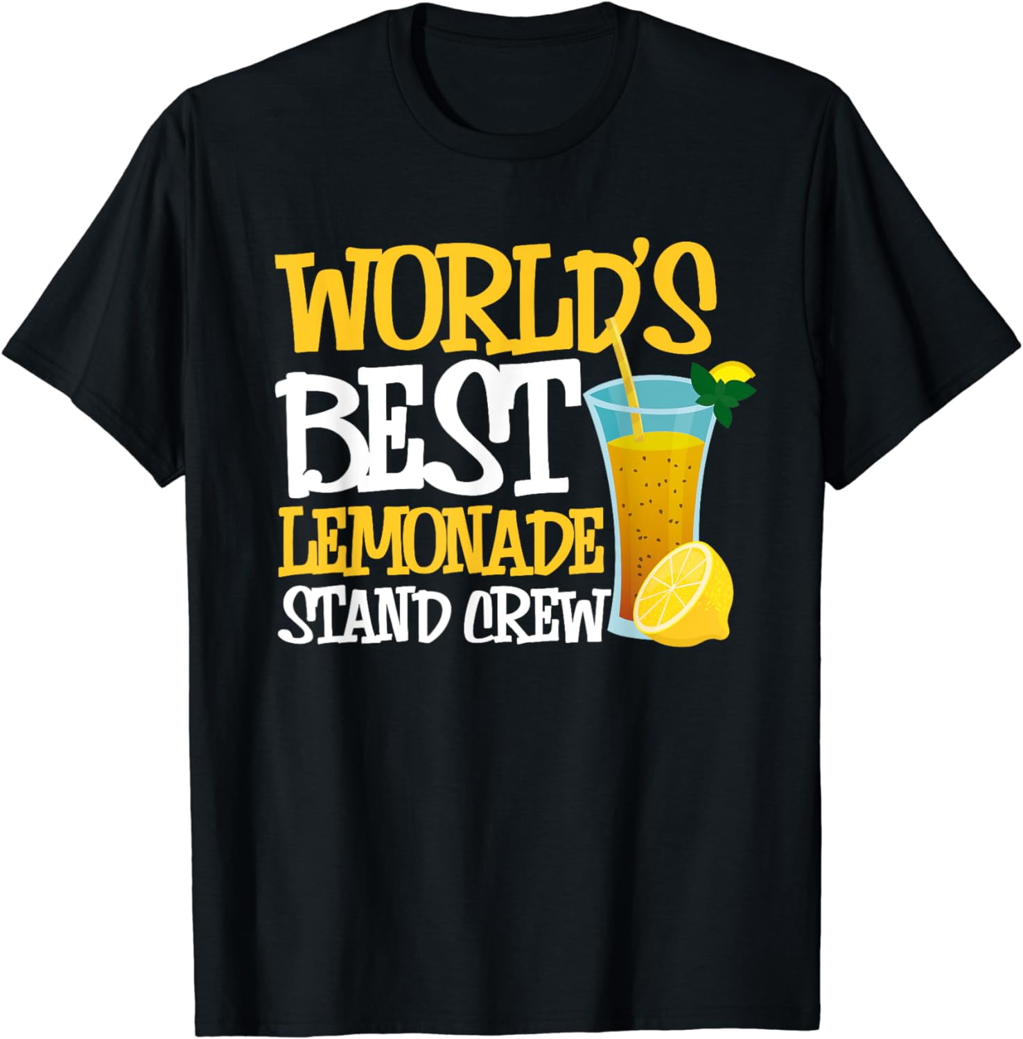 Best Lemonade Stand Crew Lemons Fruit Lemonade Stand Owner T-Shirt ...