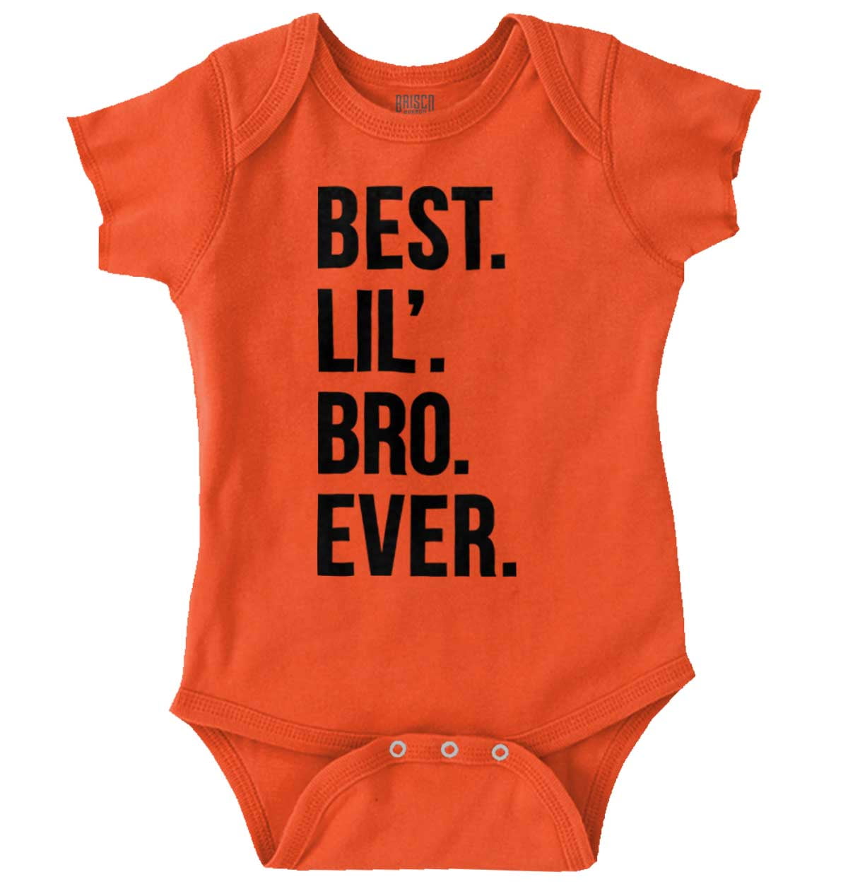 Best Lil Bro Ever Cute Little Brother Bodysuit Jumper Boys Infant Baby ...