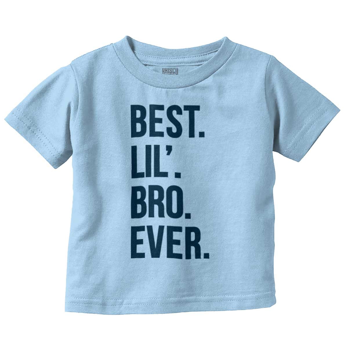 Best Lil Bro Ever Cute Little Brother Youth T Shirt Tee Boys Infant ...