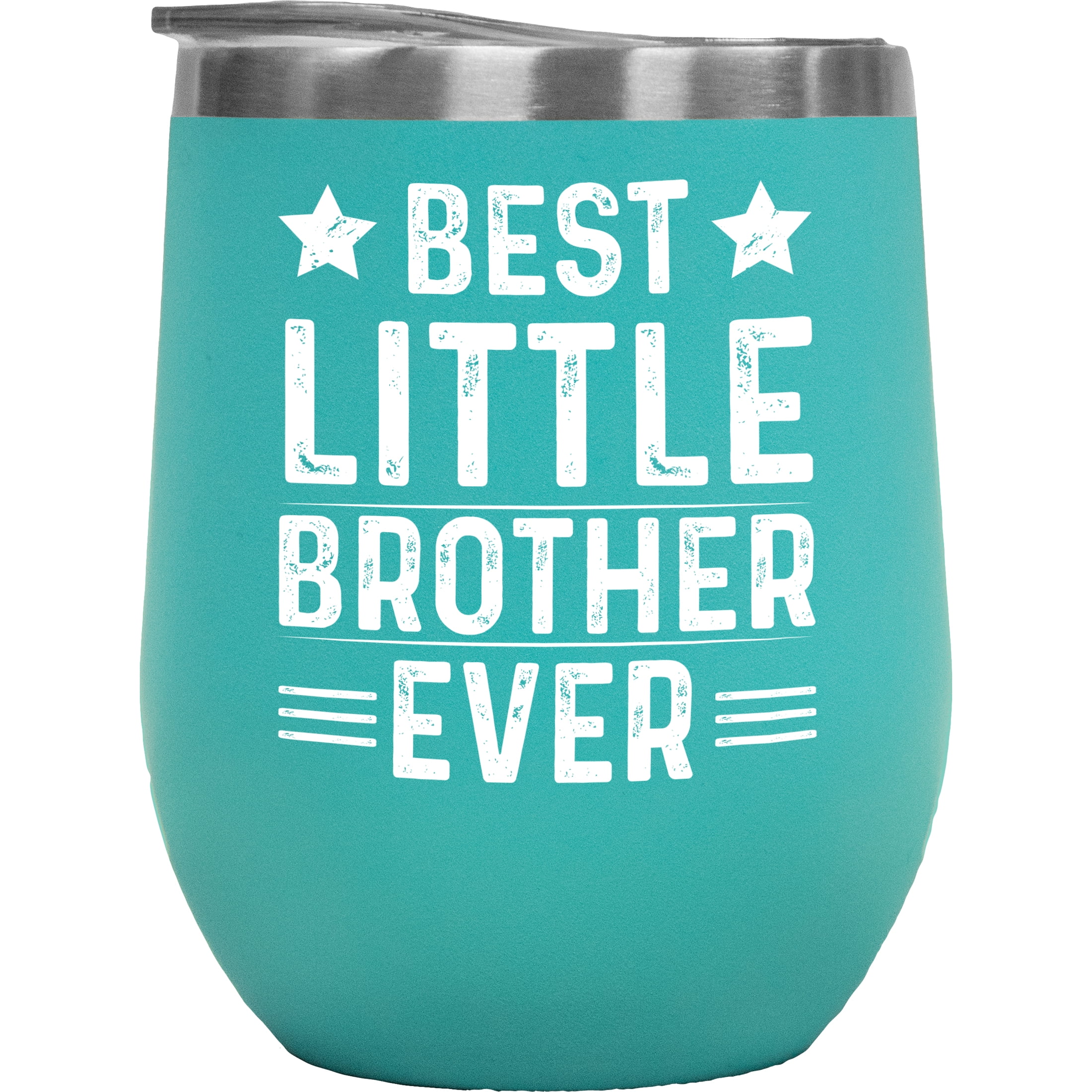 Best Little Brother Ever - Younger Sibling Appreciation, Mint 12oz Wine ...