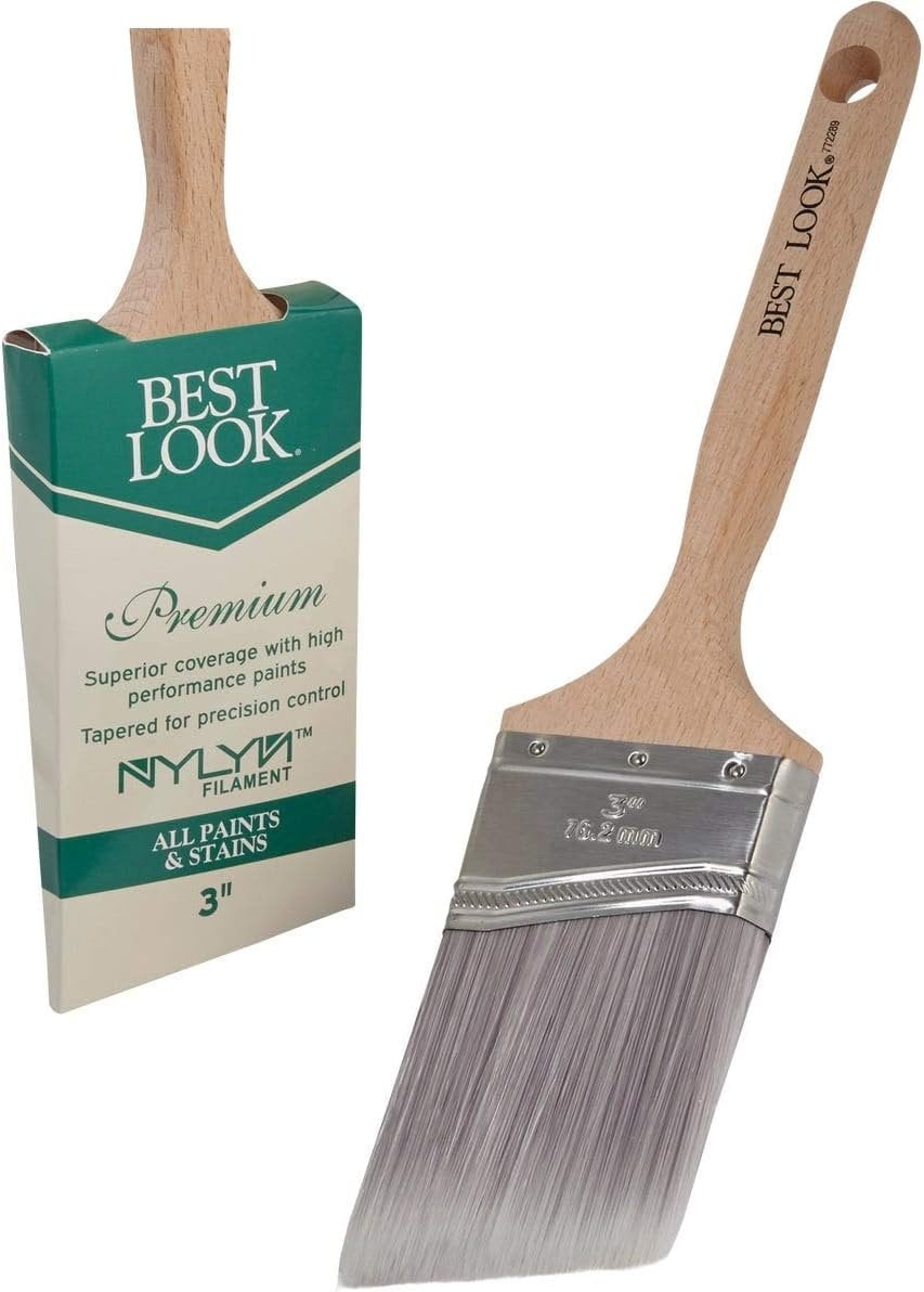Linzer Paint Brush Flagged Bristle - Durable Premium Nylon - 3 Inch ...