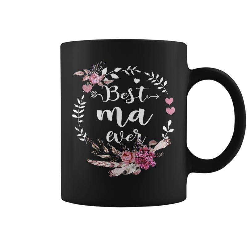 Best Ma Ever Blessed Ma Floral Mothers Day Gift Coffee Mugs - Walmart.com