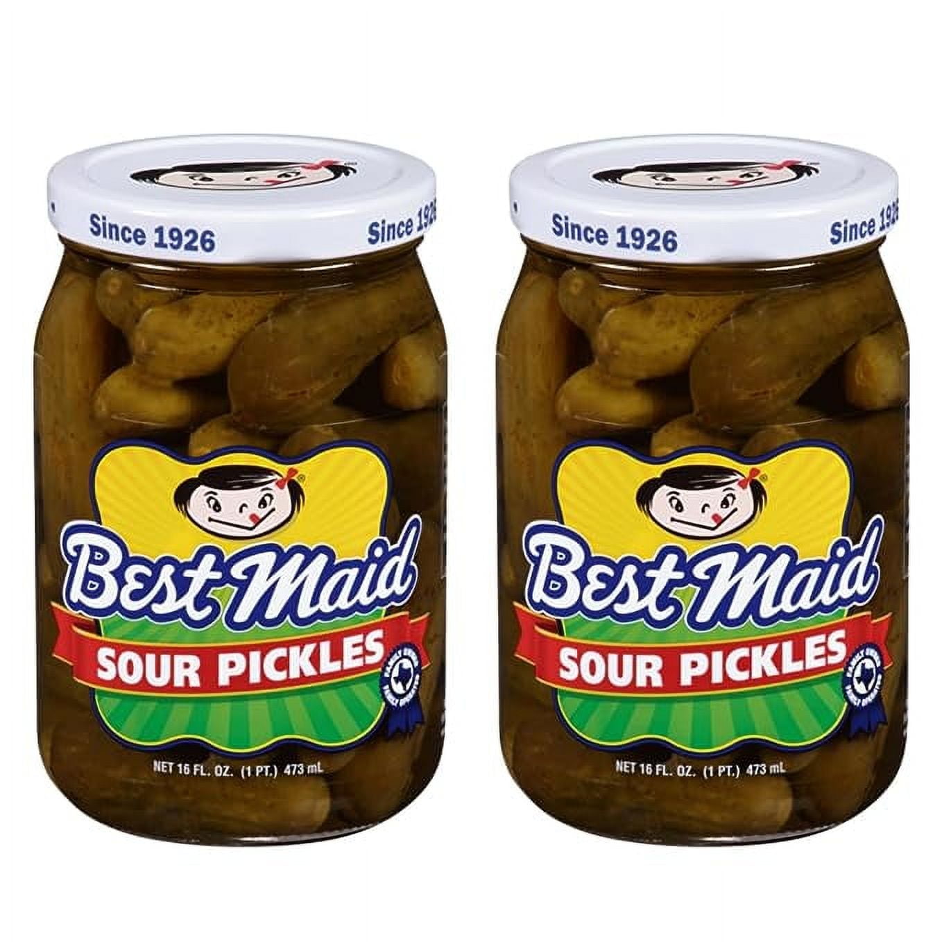 Louisiana Pantry Whole Sour Pickles, 16oz, 2 Pack - Walmart.com