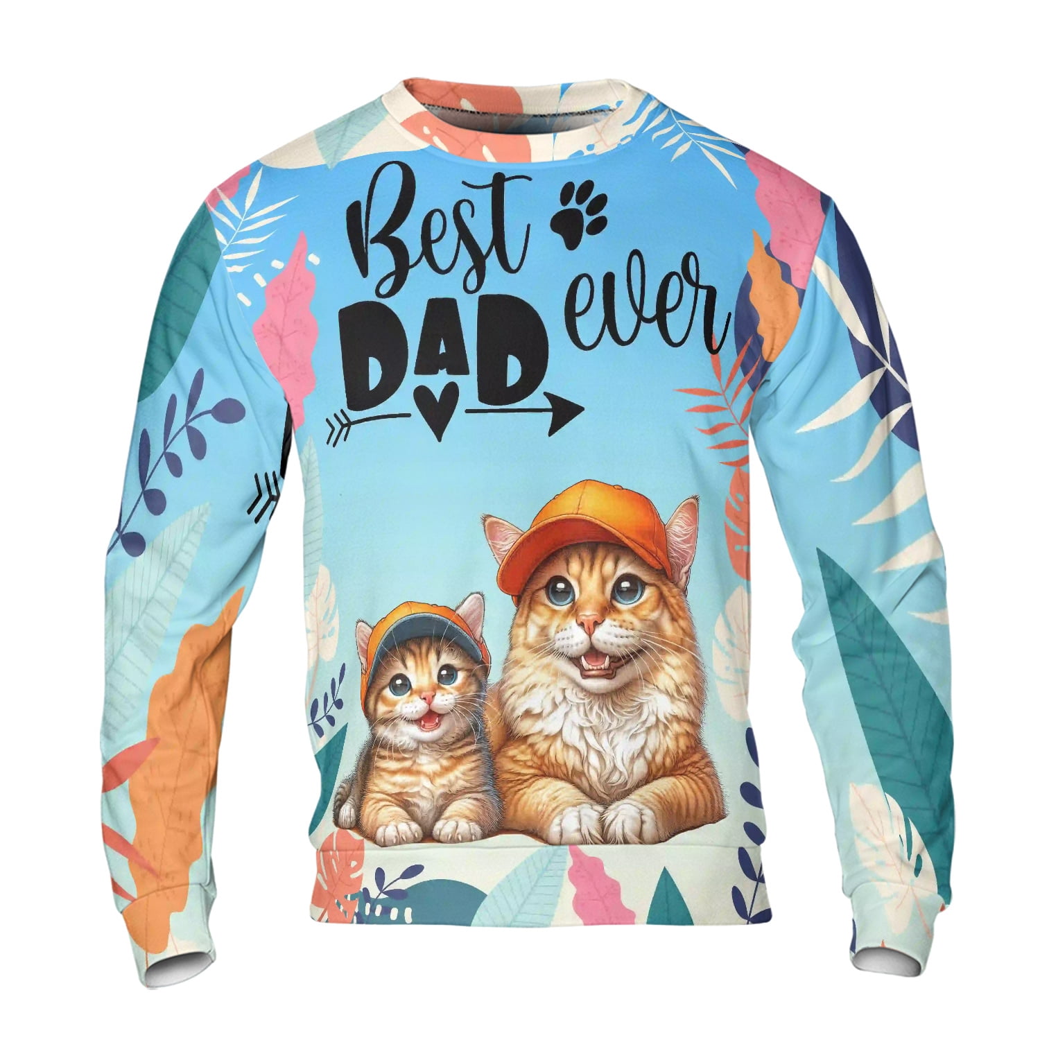 Best Manx Dad Ever Happy Father's Day All Over Print 3D Sweatshirt ...