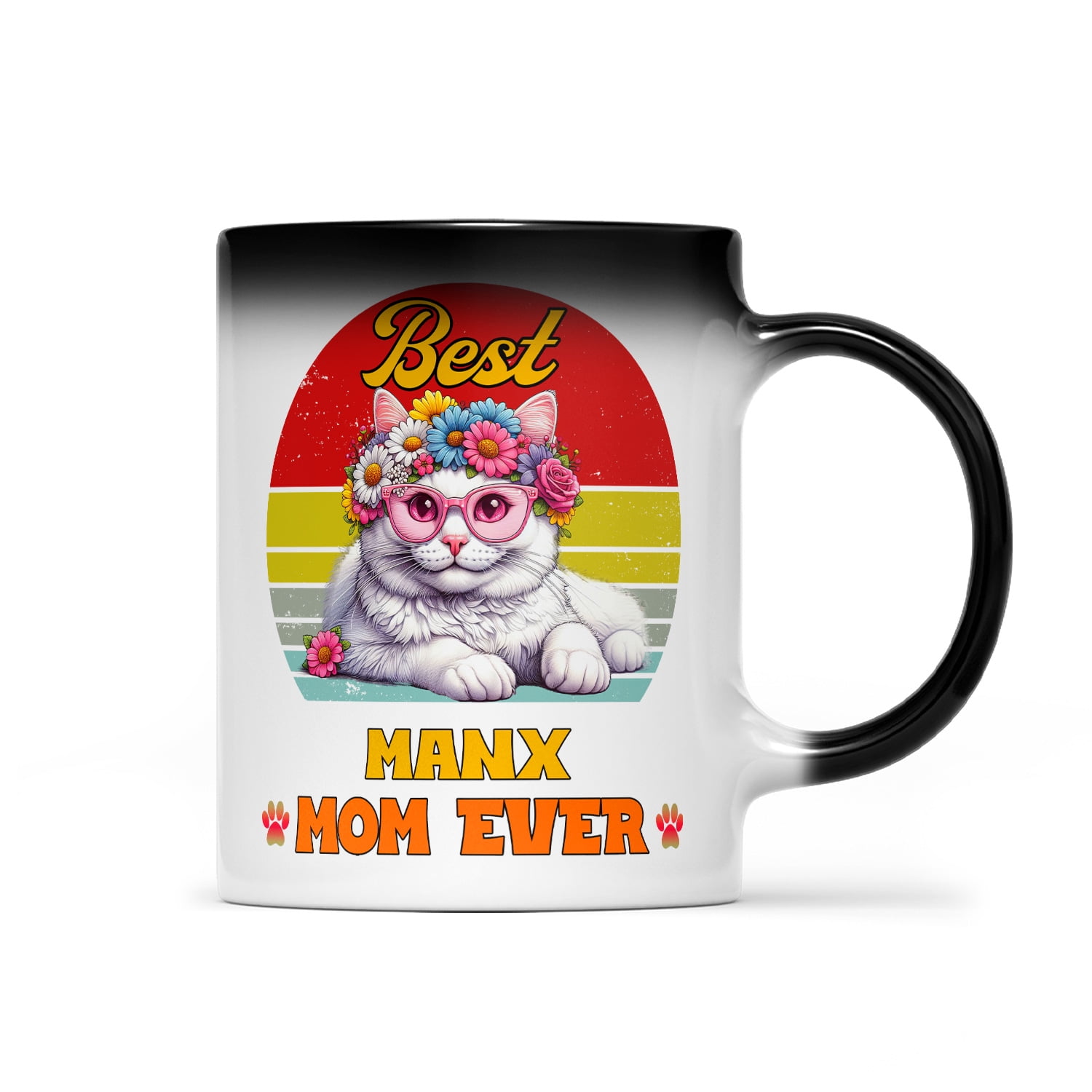 Best Manx Mom Ever Happy Mother's Day Heat Color Changing Mug Cat Lover ...