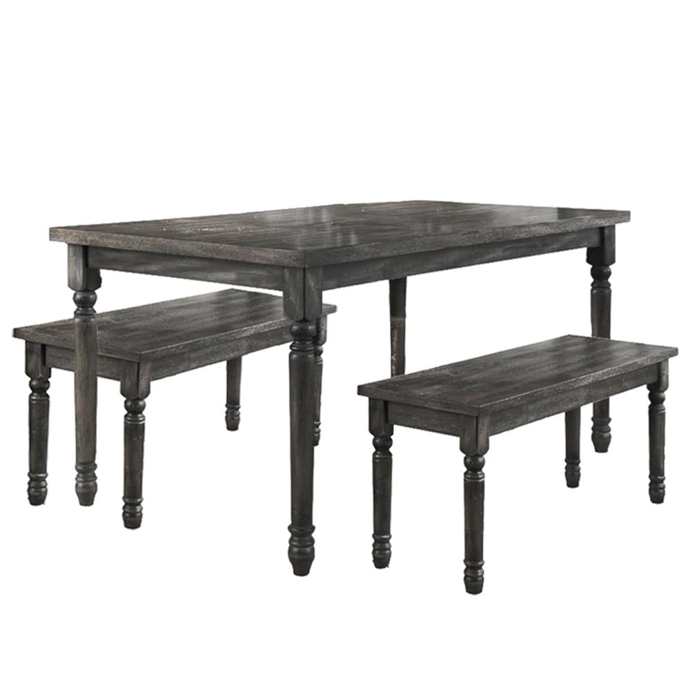 Best Master Furniture Best Master Demi 3-Piece Birch Wood Dining Set in ...
