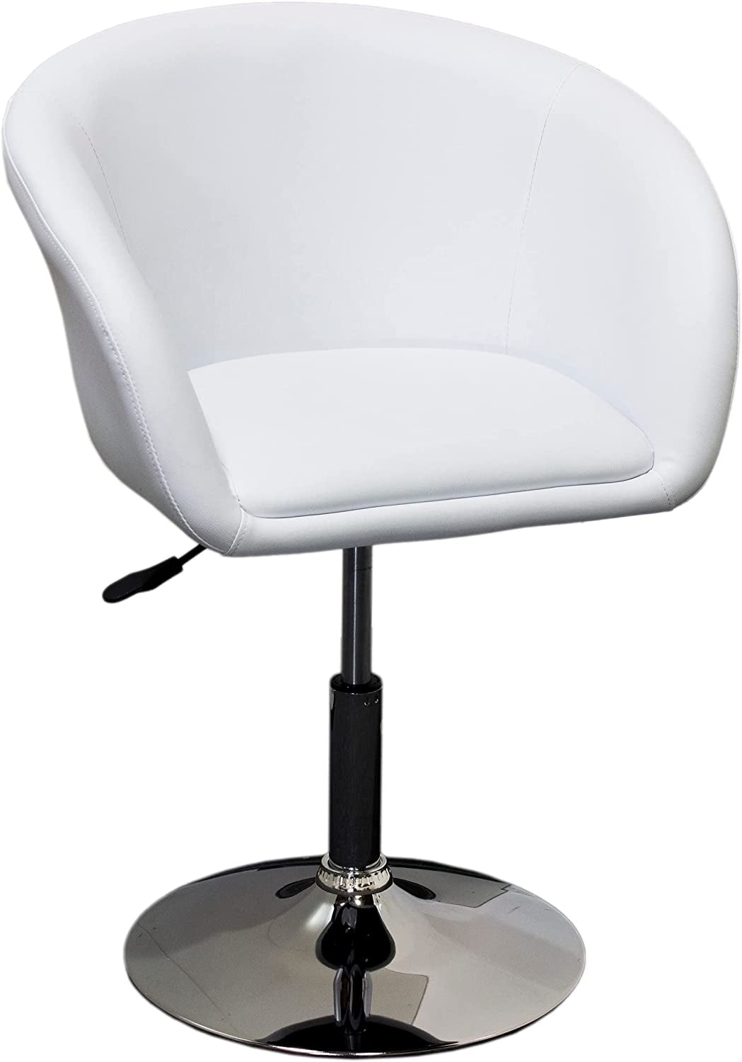 Best Master Furniture Adjustable Swivel Faux Leather Coffee Chair, Gray ...