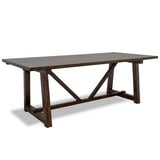 Best Master Furniture Angel Dining Table Only, Walnut - Walmart.com