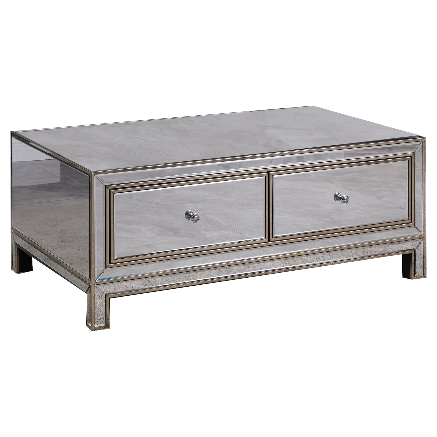 Best Master Furniture Aristotle Modern Silver Coffee Table - Walmart.com