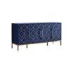 Meridian Furniture Collette Solid Wood Sideboard Buffet in White ...