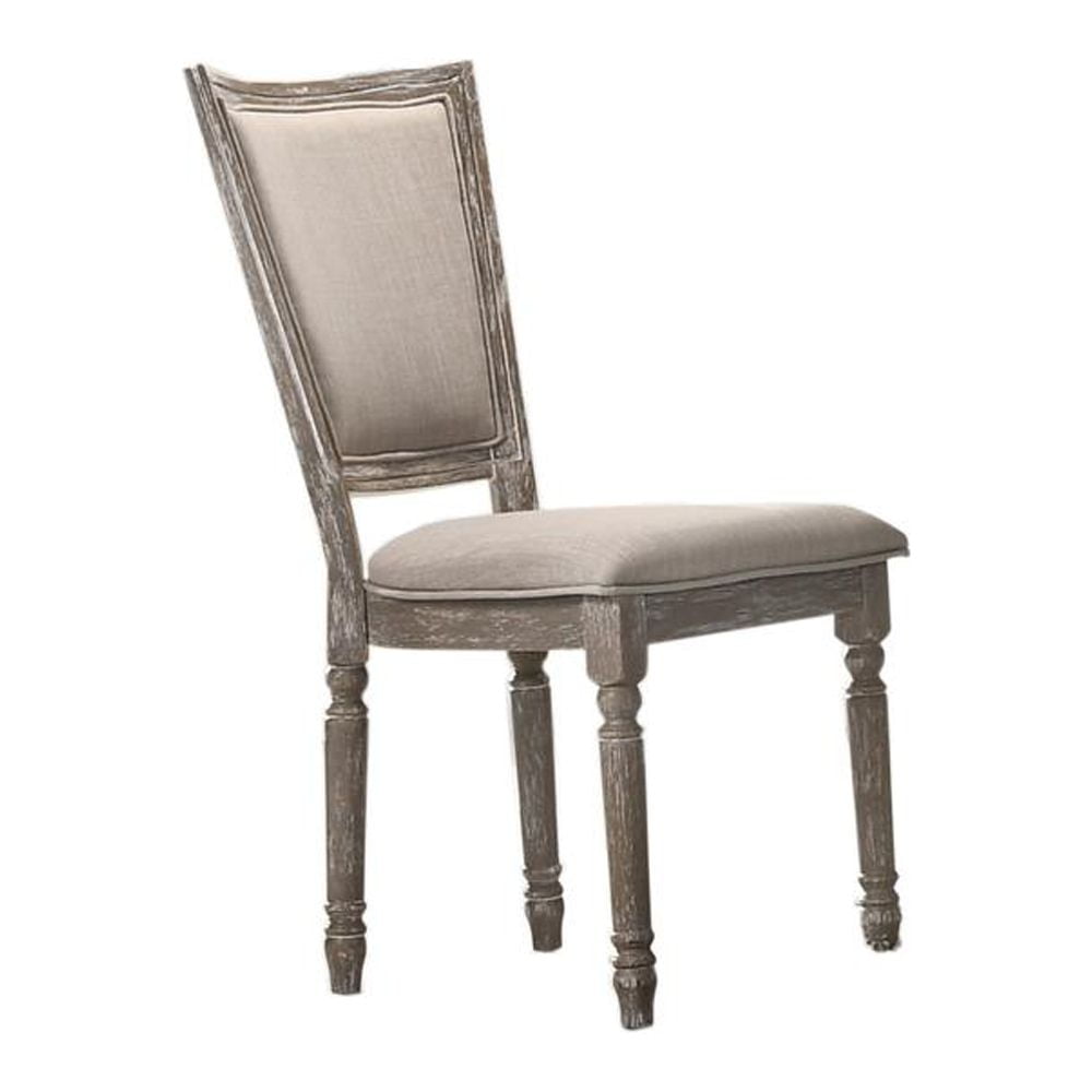 Best Master Furniture Jessica 20" Wood Dining Chair in Gray (Set of 2 ...