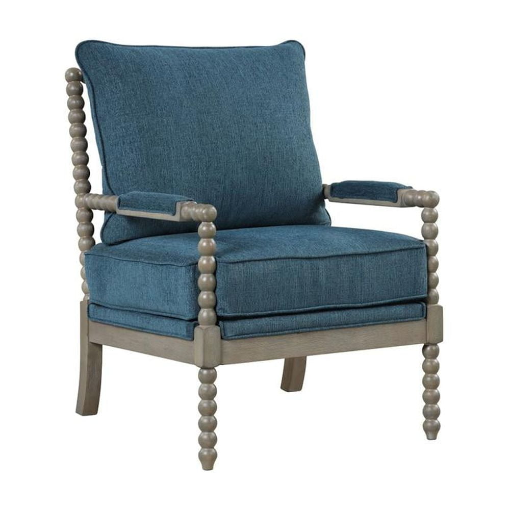 Best Master Furniture Boswell Retro Vintage Wood Frame Armrest Accent ...