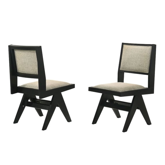 Best Master Furniture Manhattan Transitional Upholstered Dining Chairs ...