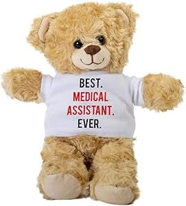 Best Medical Assistant Ever Teddy Bear, Gift Stuffed Animal, Plush ...