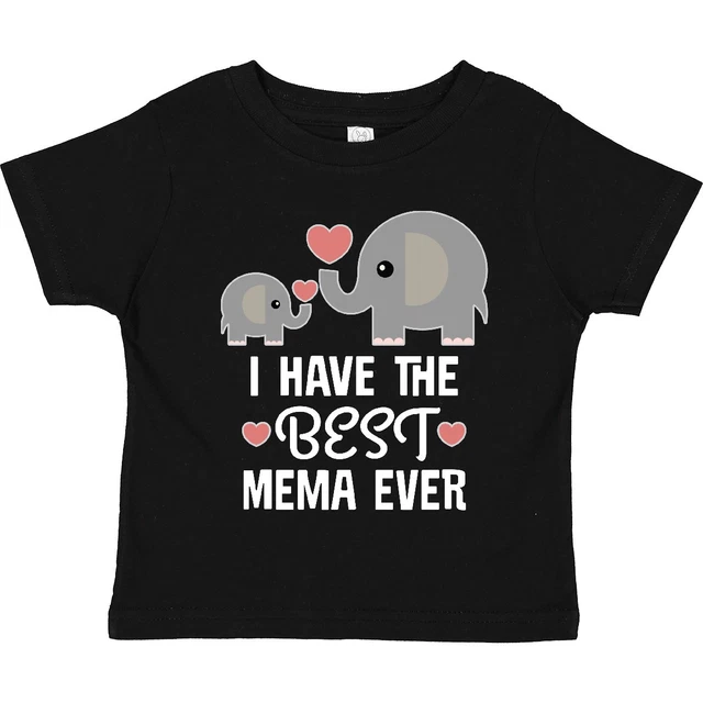 Best Mema Ever Grandchild Toddler T-Shirt From Grandkids Childs Animal ...
