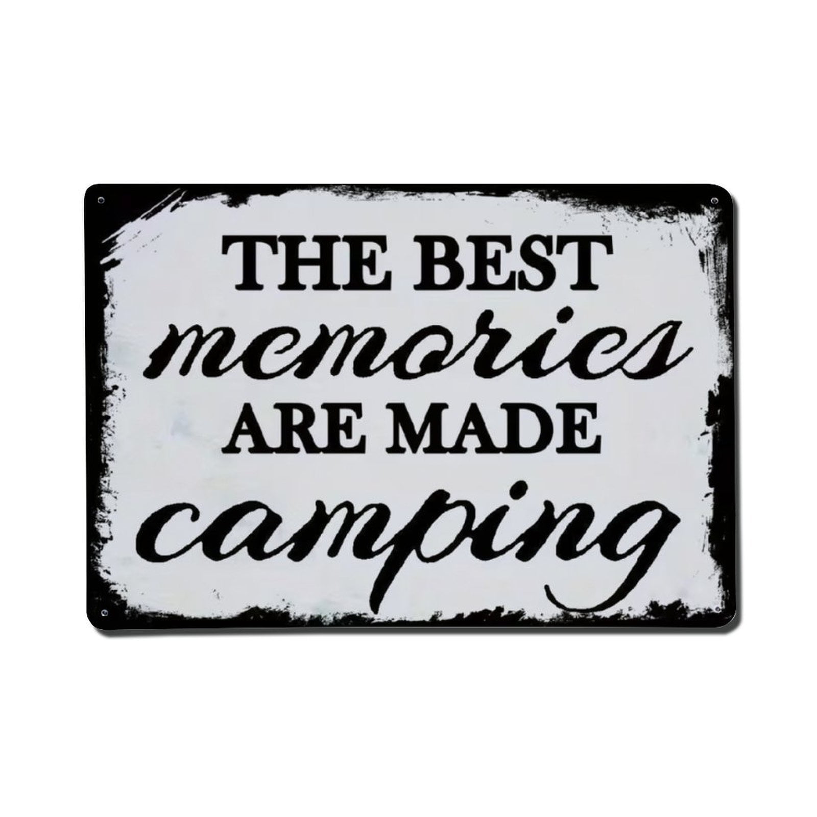 Best Memories Are Made Camping Tin Sign Vintage Metal Poster Living ...
