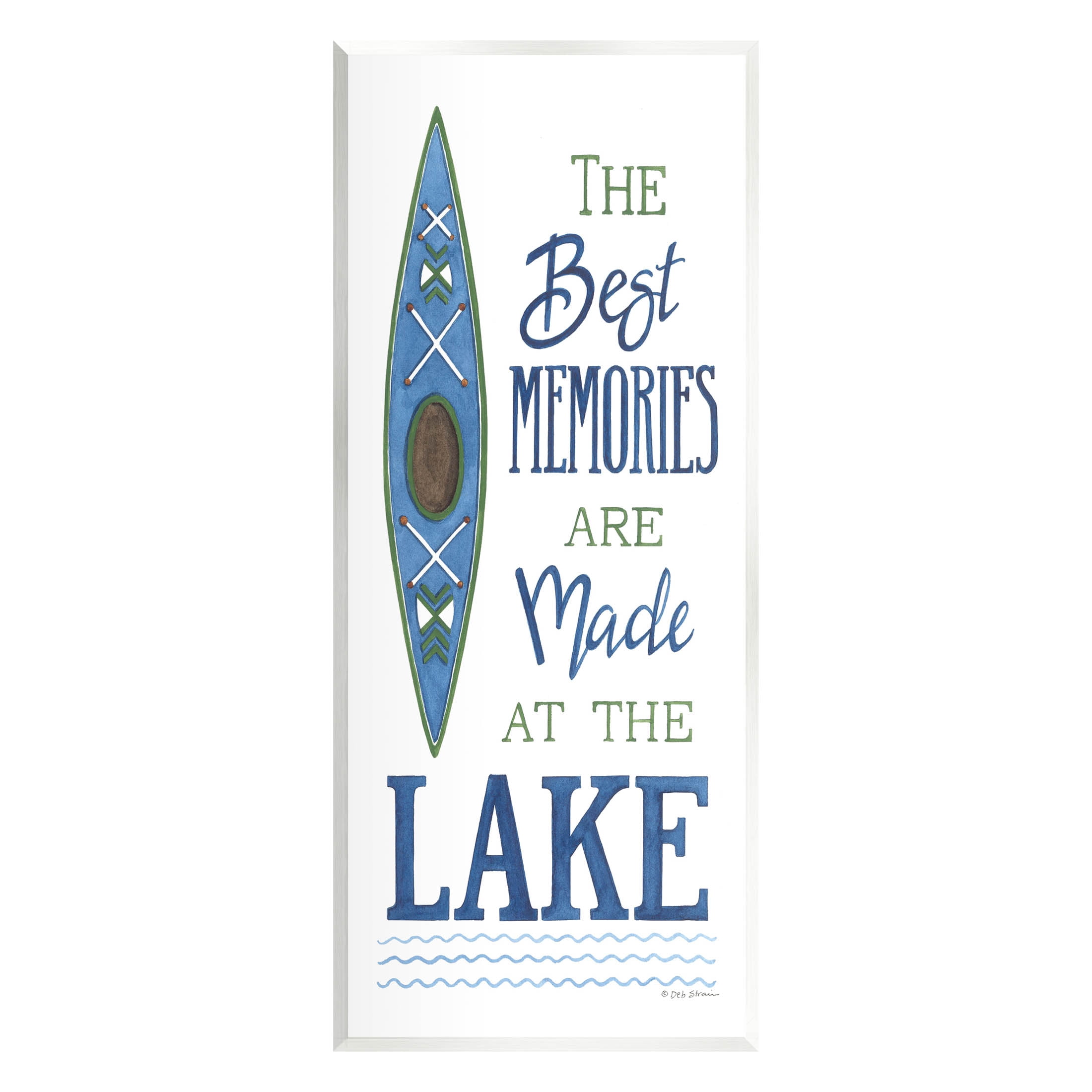 Best Memories Made At Lake Phrase Inspirational Graphic Art Unframed ...