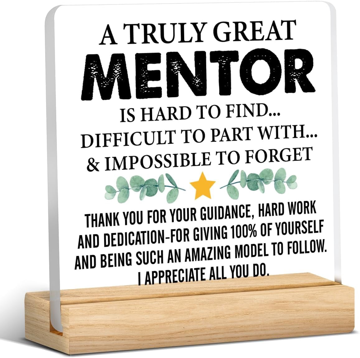 Best Mentor Gifts, Mentor Gift for Men Women, Thank You Gifts for ...