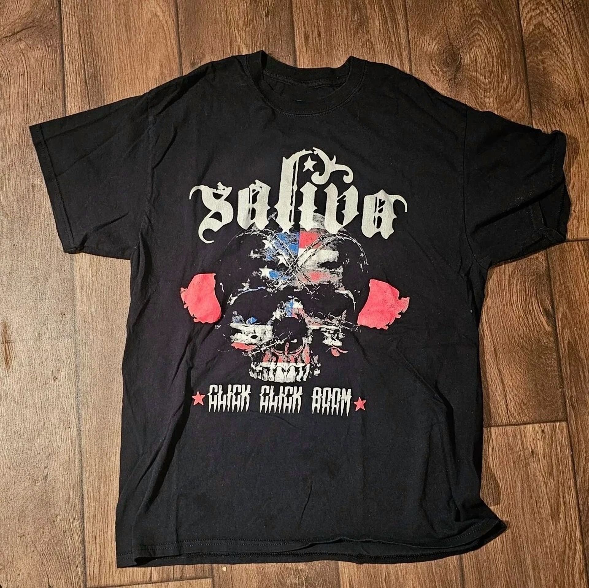 Best Merry Christmas Saliva Band 100% Cotton Full Size S To 4XL Shirt ...