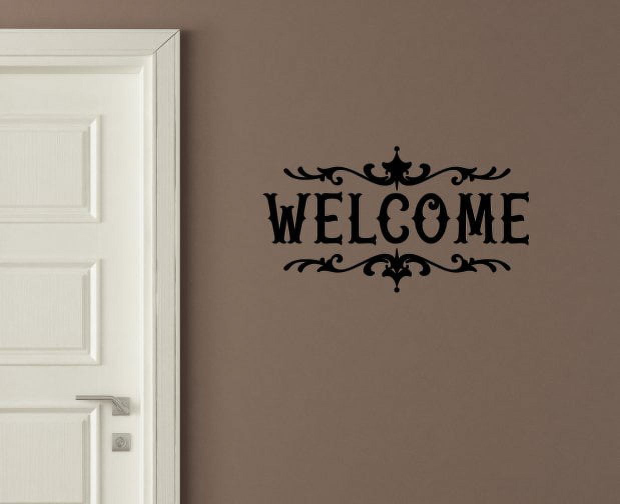 Best Modern Wall Decor Welcome Home Vinyl Letters Decal Home Sticker ...