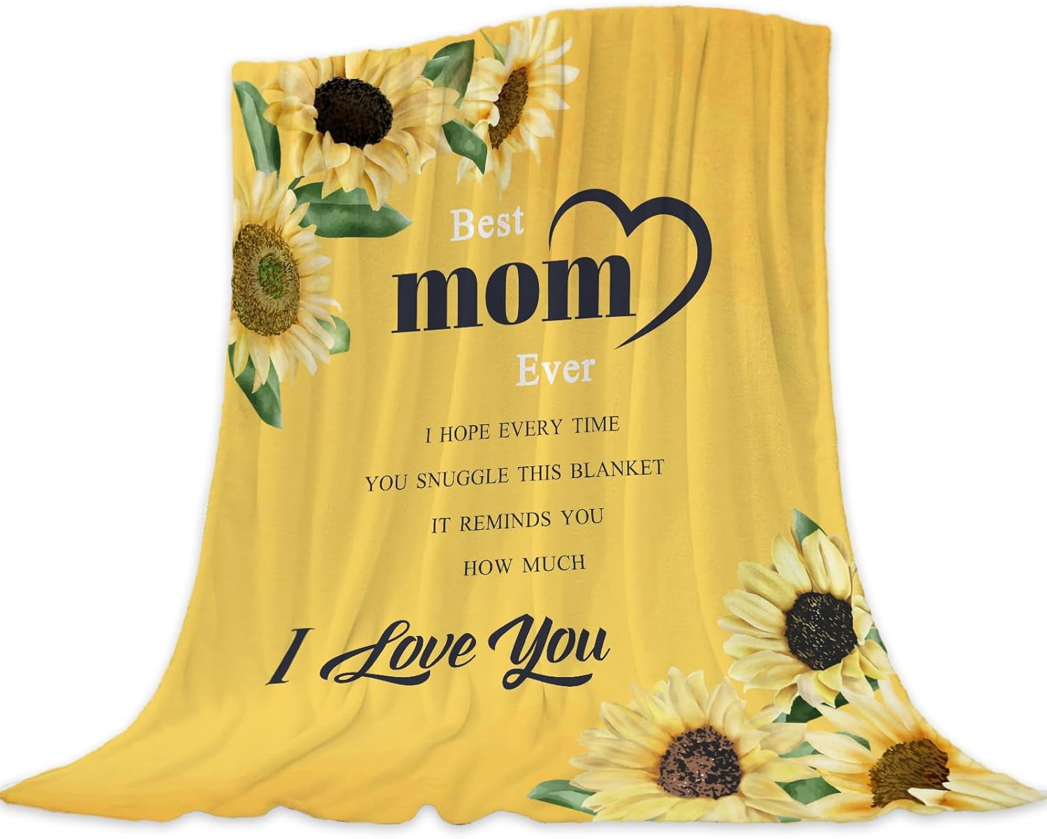 Best Mom Blanket from Daughter Son Mothers Day Blanket for Mom Mothers ...