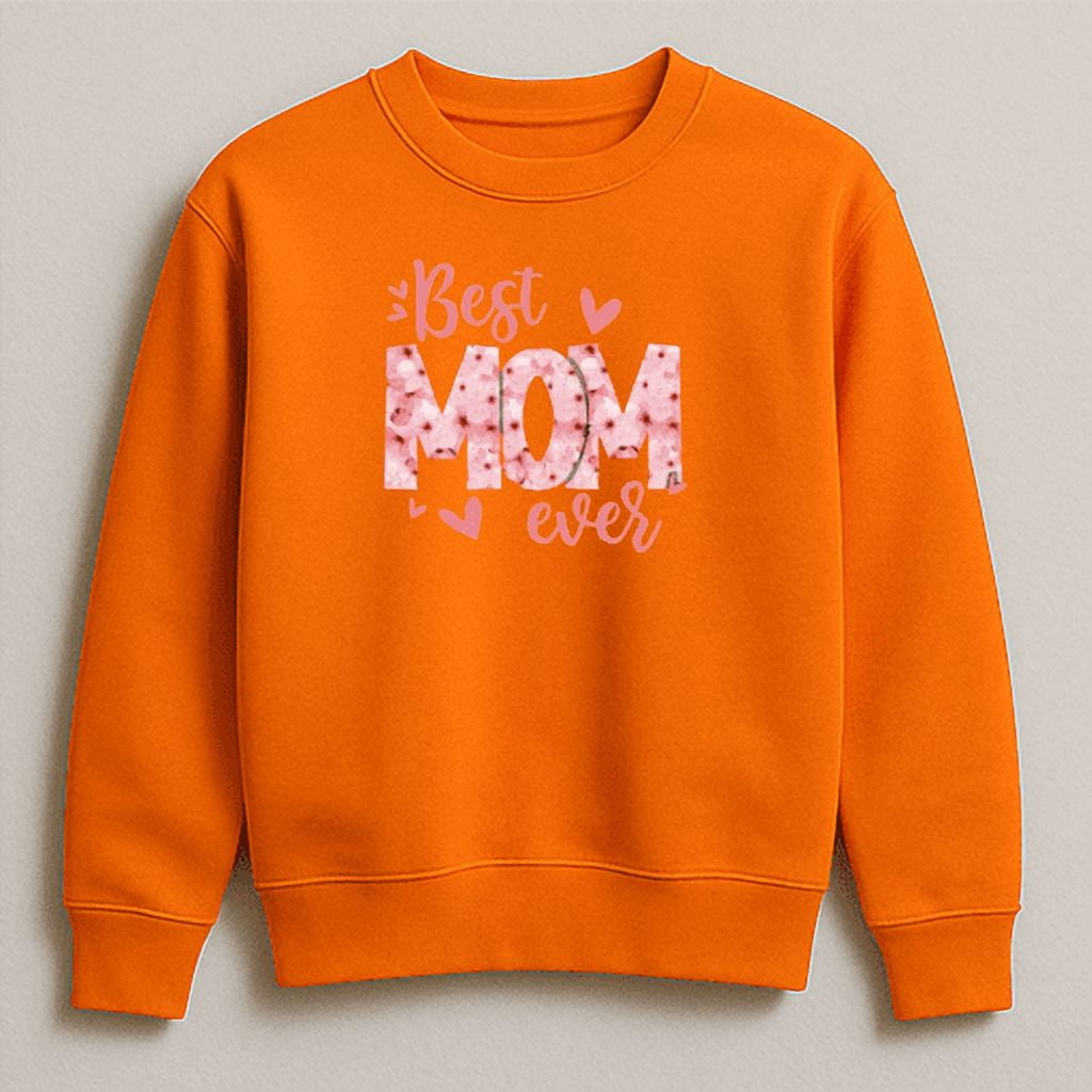 Best Mom Ever Cozy Retro Inspired Graphic Casual Wear Everyday ...