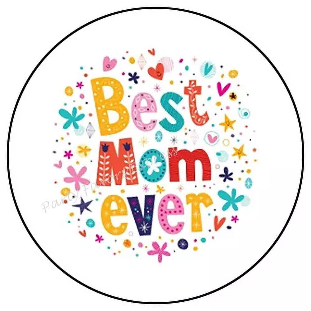 Best Mom Ever Mother'S Day Sticker Party Favors Sticker Envelope Seals ...