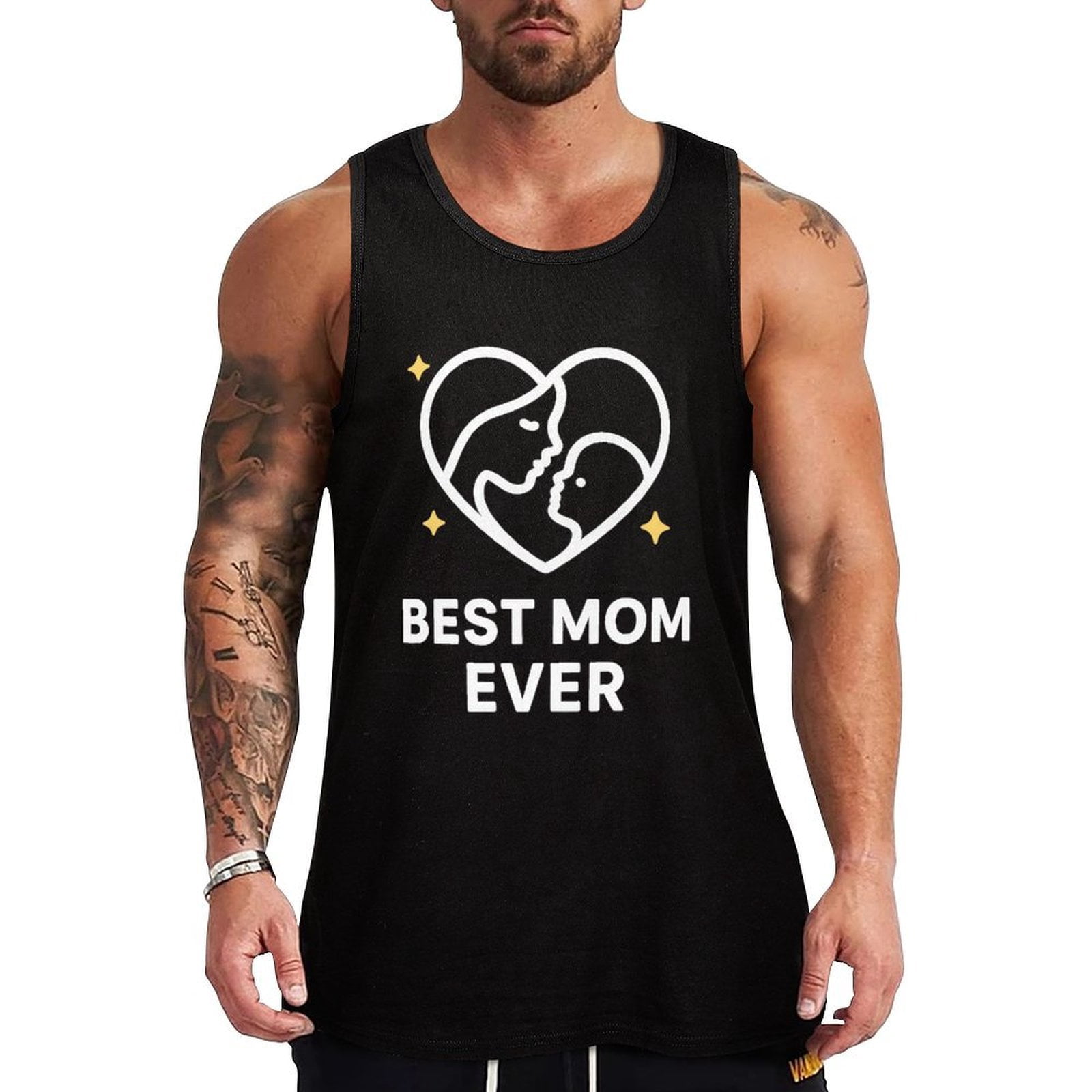 Best Mom Ever Mothers Day Special Men's Tank Top Muscle Workout Gym ...