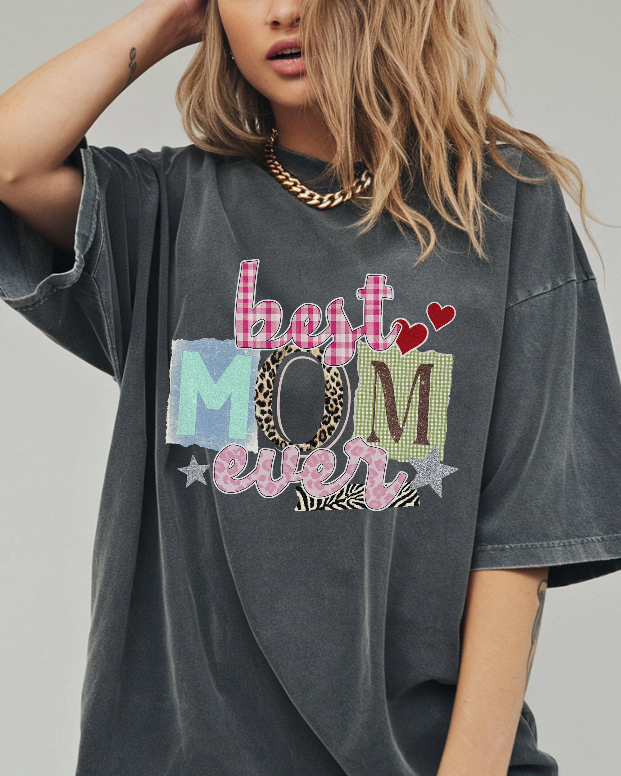 Best Mom Ever Shirt Cute Mom Graphic Tee Mother s Day Gift Shirt Mama ...