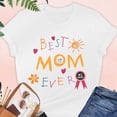 Best Mom Ever Shirt Funny Mama Gift Cool Moms Club Tee Happy Mothers ...